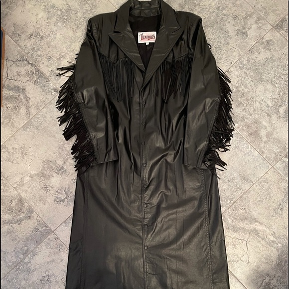 Diamond Leathers | Jackets & Coats | Vintage Diamond Leathers Fringed ...